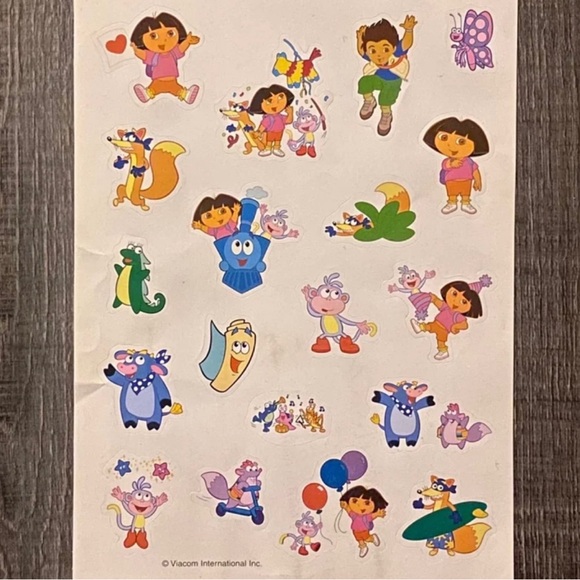 Nickelodeon | Design | New Dora The Explorer Scrapbook Craft Stickers ...